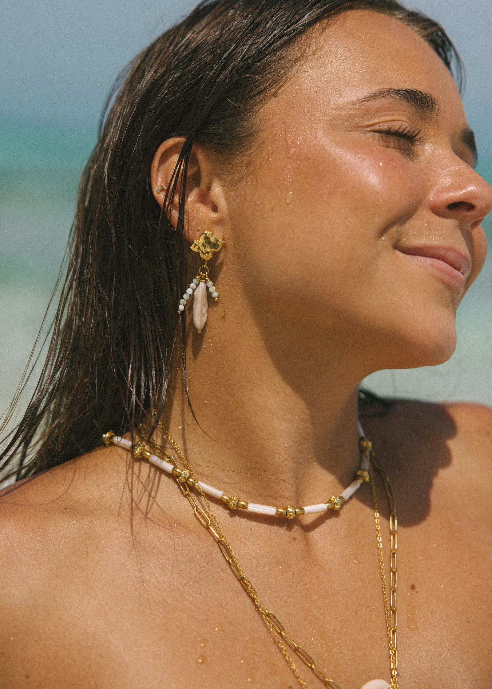 Isla Cross Earrings – Bizacharms